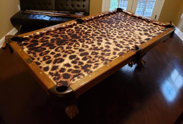 Custom Logo Pool Table Felt | Printed Billiard Cloth