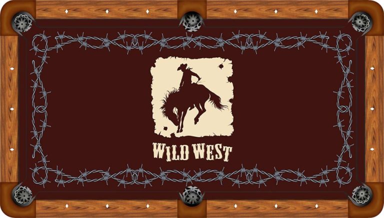 Custom Logo Pool Table Felt | Printed Billiard Cloth