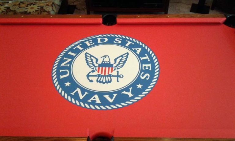 Custom Logo Pool Table Felt | Printed Billiard Cloth