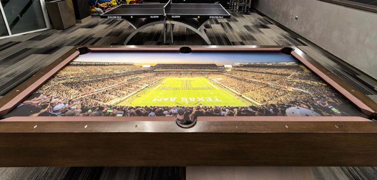 Custom Logo Pool Table Felt | Printed Billiard Cloth